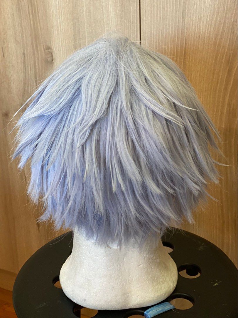 Gojo Satoru Wig + Wig Cap, Hobbies & Toys, Memorabilia & Collectibles ...