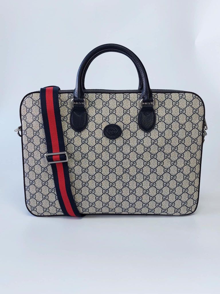 Gucci GG Monogram laptop bag on Carousell