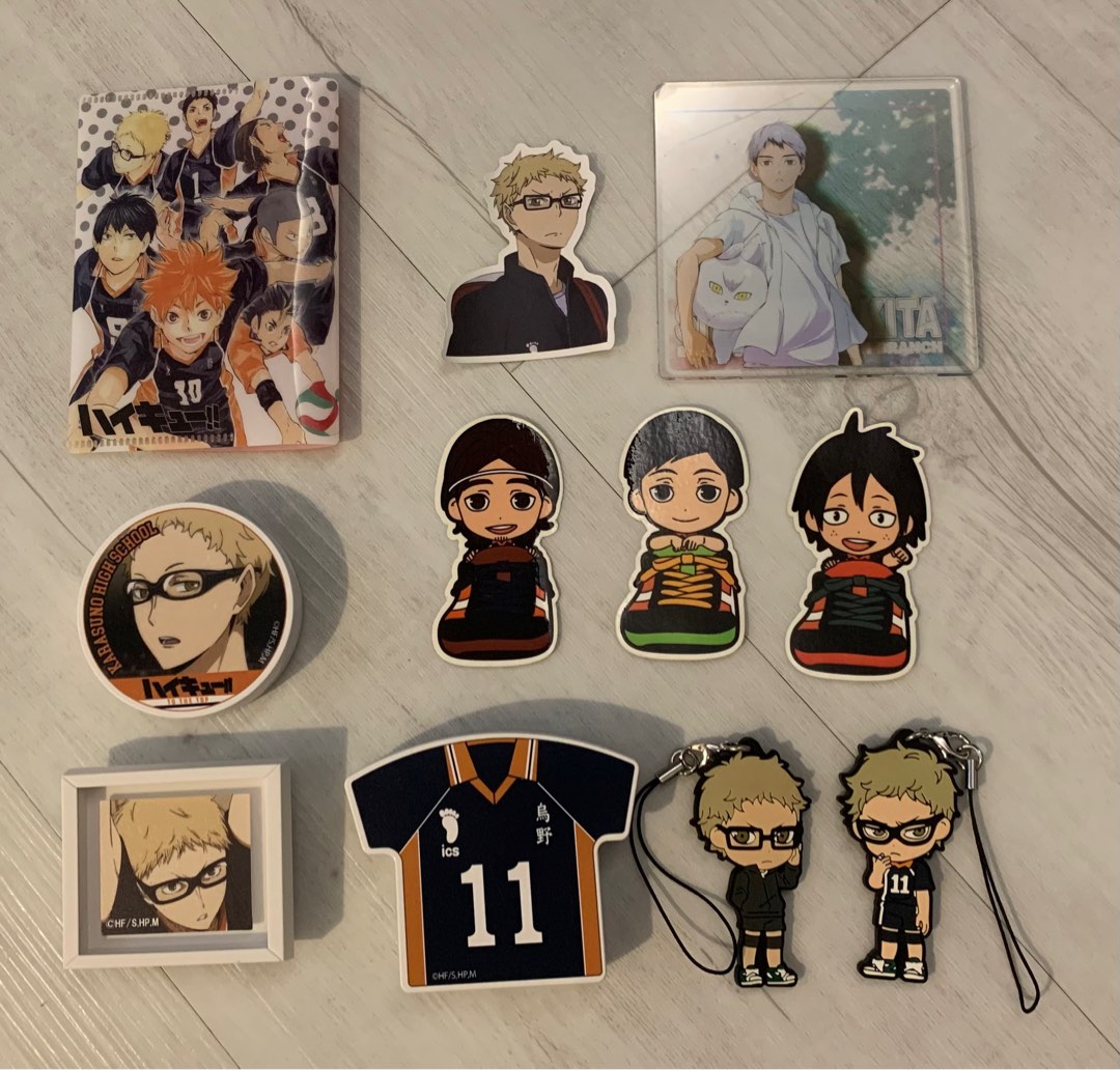 Haikyuu Merch (various characters: Ennoshita, Asahi, Yamaguchi ...