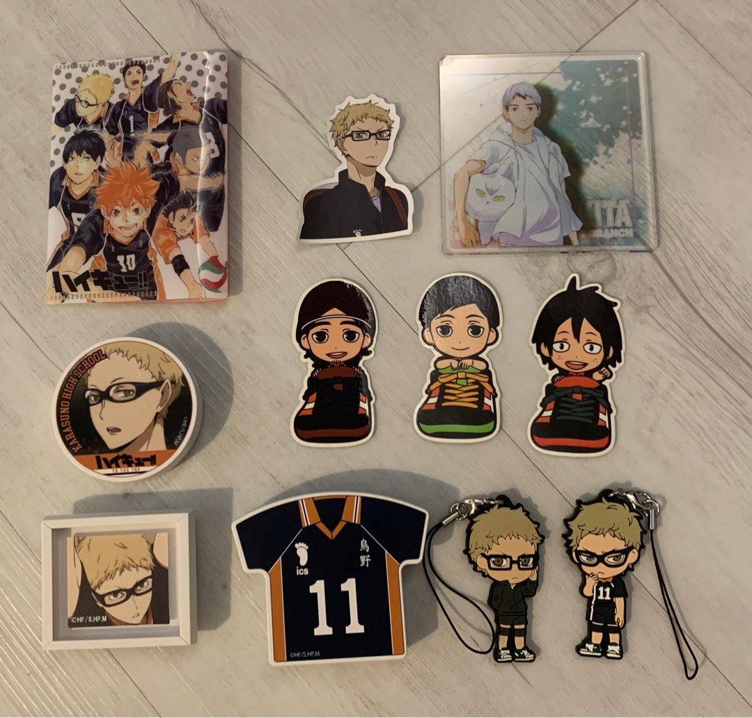Haikyuu Merch (various characters: Ennoshita, Asahi, Yamaguchi ...