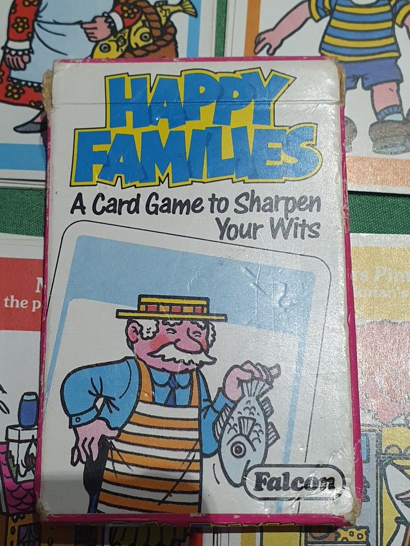 Happy Families Game Cards, Hobbies & Toys, Toys & Games on Carousell