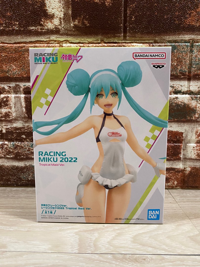 Vocaloid Hatsune Miku Racing Miku 2022 Tropical Maid Version Figure Figurine, Hobbies & Toys ...