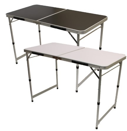HEAVY DUTY 120cm x 60cm Portable Foldable Aluminium Table (5 Colors / 2 ...