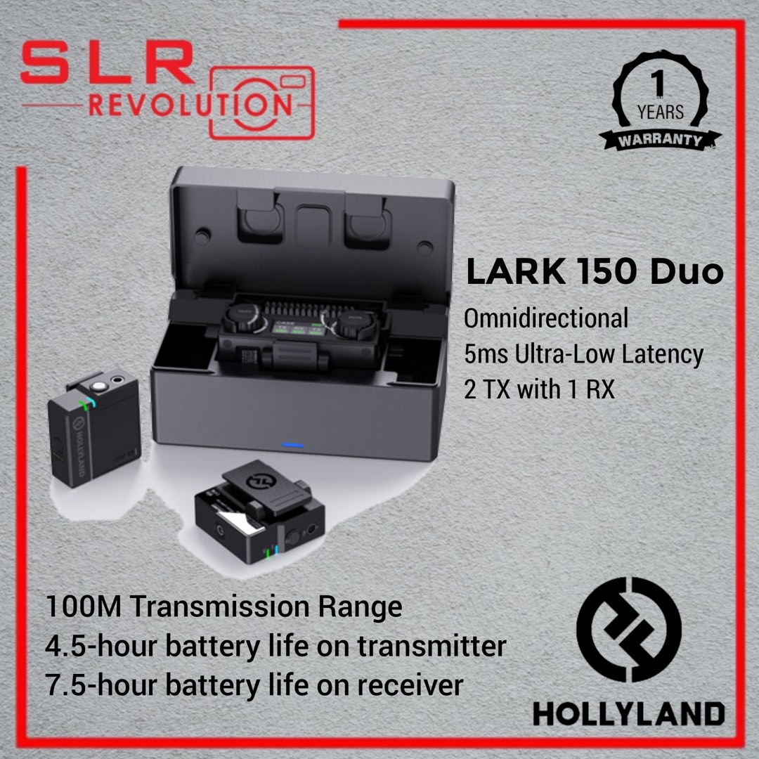 HOLLYLAND LARK 150 Duo, Audio, Microphones on Carousell