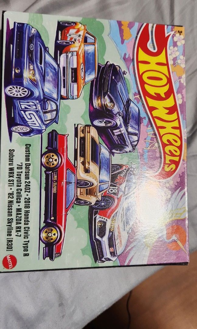 Hot Wheels 6 Pack Custom Datsun 240z, 2018 Honda Civic Type R, '70 ...