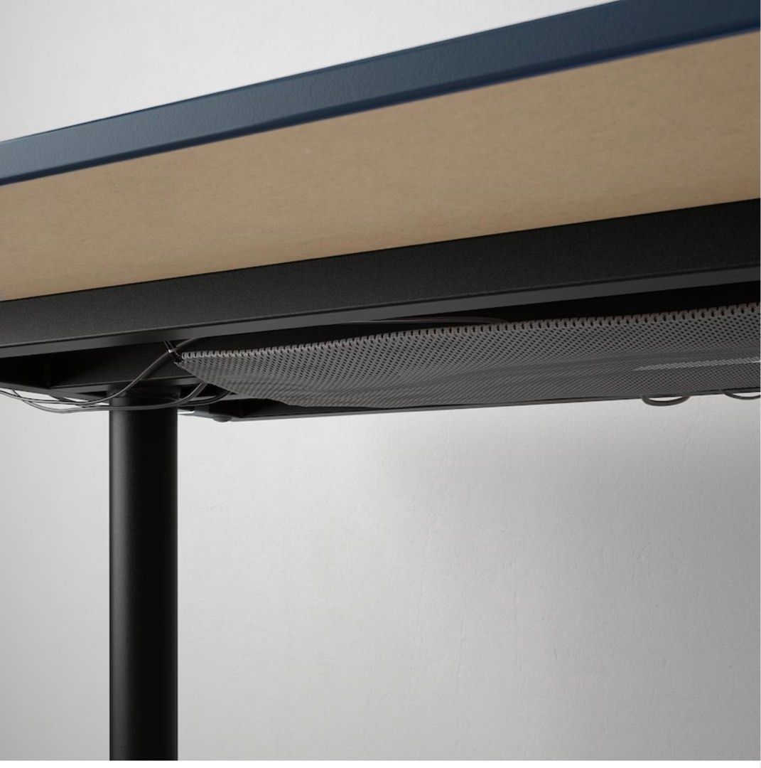 Ikea Bekant Linoleum Blue (160 x 80cm), Furniture & Home Living ...