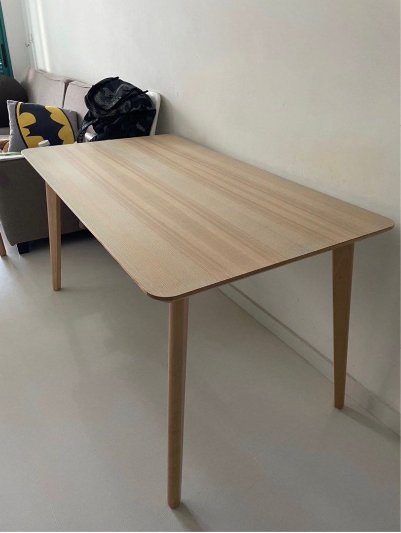 Ikea Dinning Table / Long Sofa, Furniture & Home Living, Furniture ...