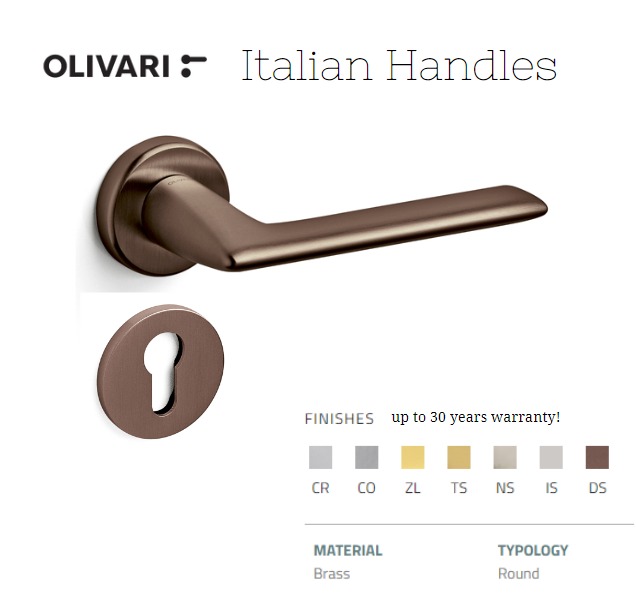 Italian Door Handle (with up to 30 years warranty), Furniture & Home ...