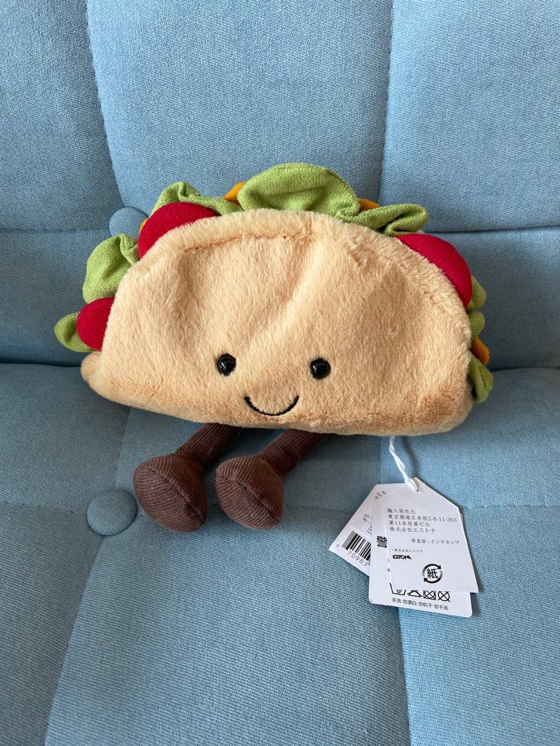 Jellycat Amuseable Taco, 興趣及遊戲, 玩具 & 遊戲類 - Carousell