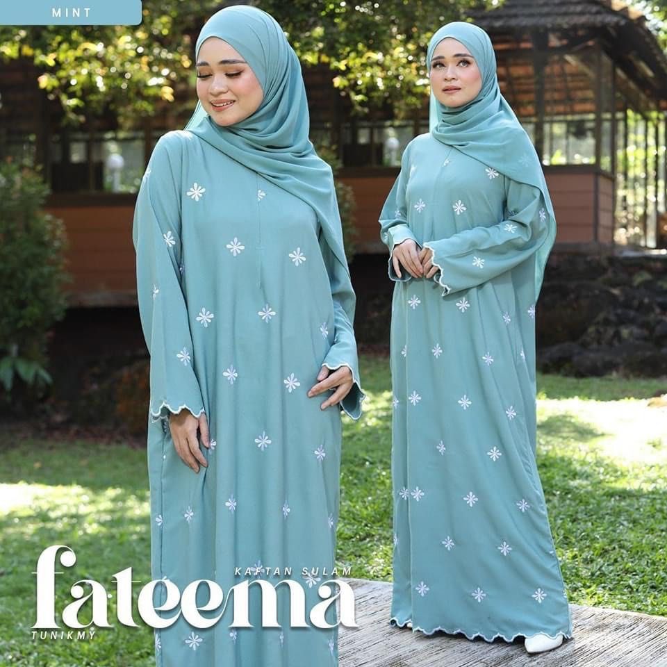 Kaftan Sulam Fateema (PO), Women's Fashion, Muslimah Fashion, Kaftans & Jubahs on Carousell