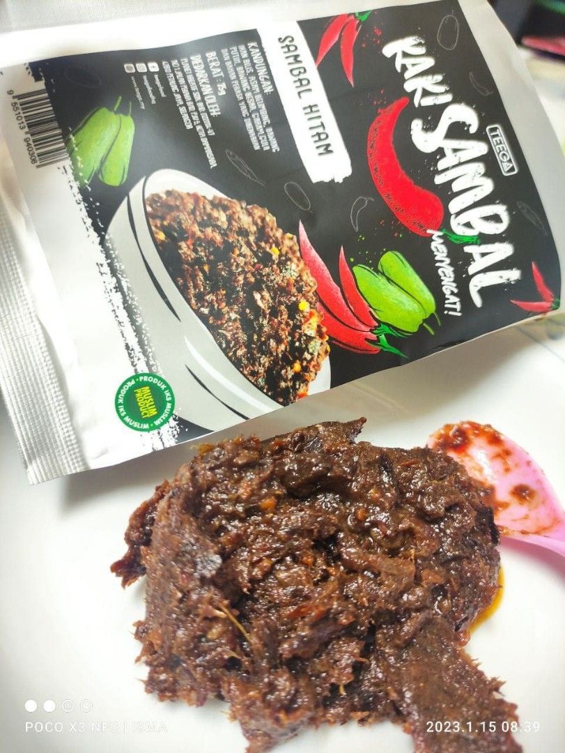 Kaki Sambal TEEGA Sambal Dendeng Sambal Hitam Sambal Bilis Segera, Food ... Kaki Sambal TEEGA Sambal Dendeng Sambal Hitam Sambal Bilis Segera, Food ...