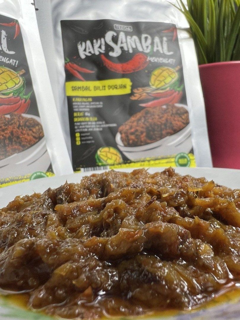 Kaki Sambal TEEGA Sambal Dendeng Sambal Hitam Sambal Bilis Segera, Food ...