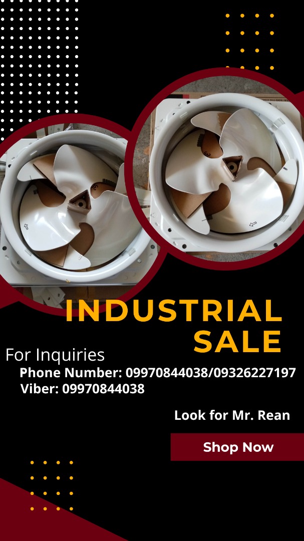 KDK Exhaust Fan, Commercial & Industrial, Industrial Equipment on Carousell