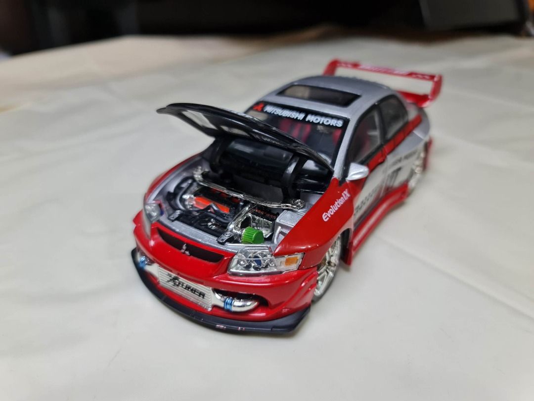Kentoys Mitsubishi Evo IX 1:24, Hobbies & Toys, Toys & Games on Carousell