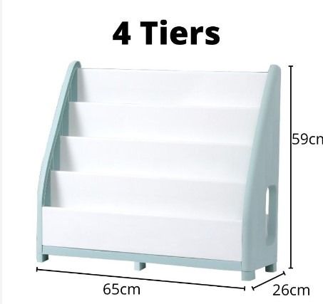 Kids Open Face Bookshelf / Children Book Shelf with Storage space and ...