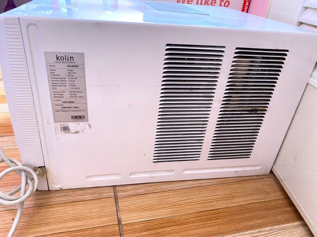 KOLIN Aircon 0.75HP, TV & Home Appliances, Air Conditioning and Heating ...
