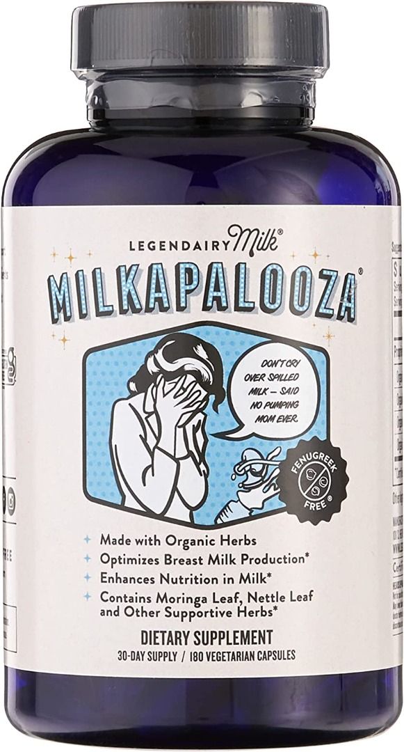 Legendairy Milk Milkapalooza Dietary Supplement Capsules (60 Capsules ...