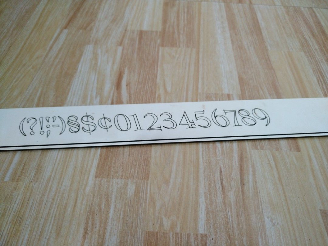 lettering guide, Hobbies & Toys, Stationary & Craft, Craft Supplies ...