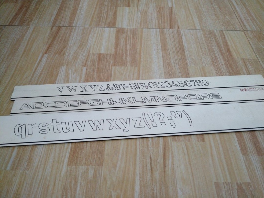 lettering guide, Hobbies & Toys, Stationary & Craft, Craft Supplies ...