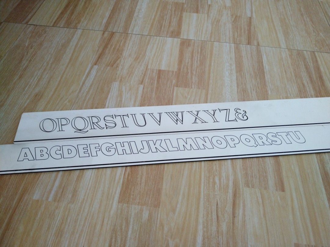 lettering guide, Hobbies & Toys, Stationary & Craft, Craft Supplies ...