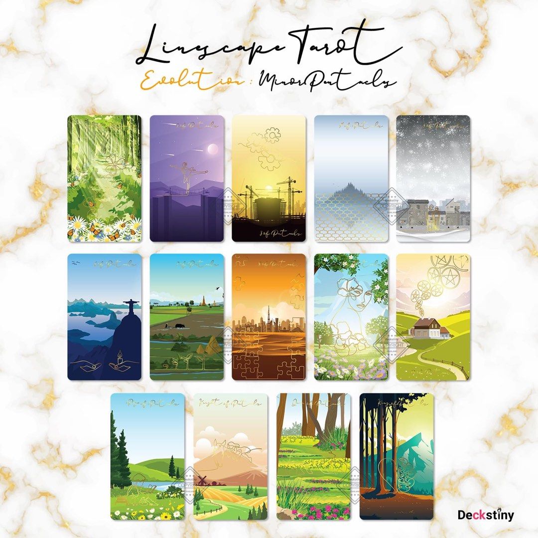 Linescape Tarot Evolution GOLD, 興趣及遊戲, 玩具 & 遊戲類 - Carousell