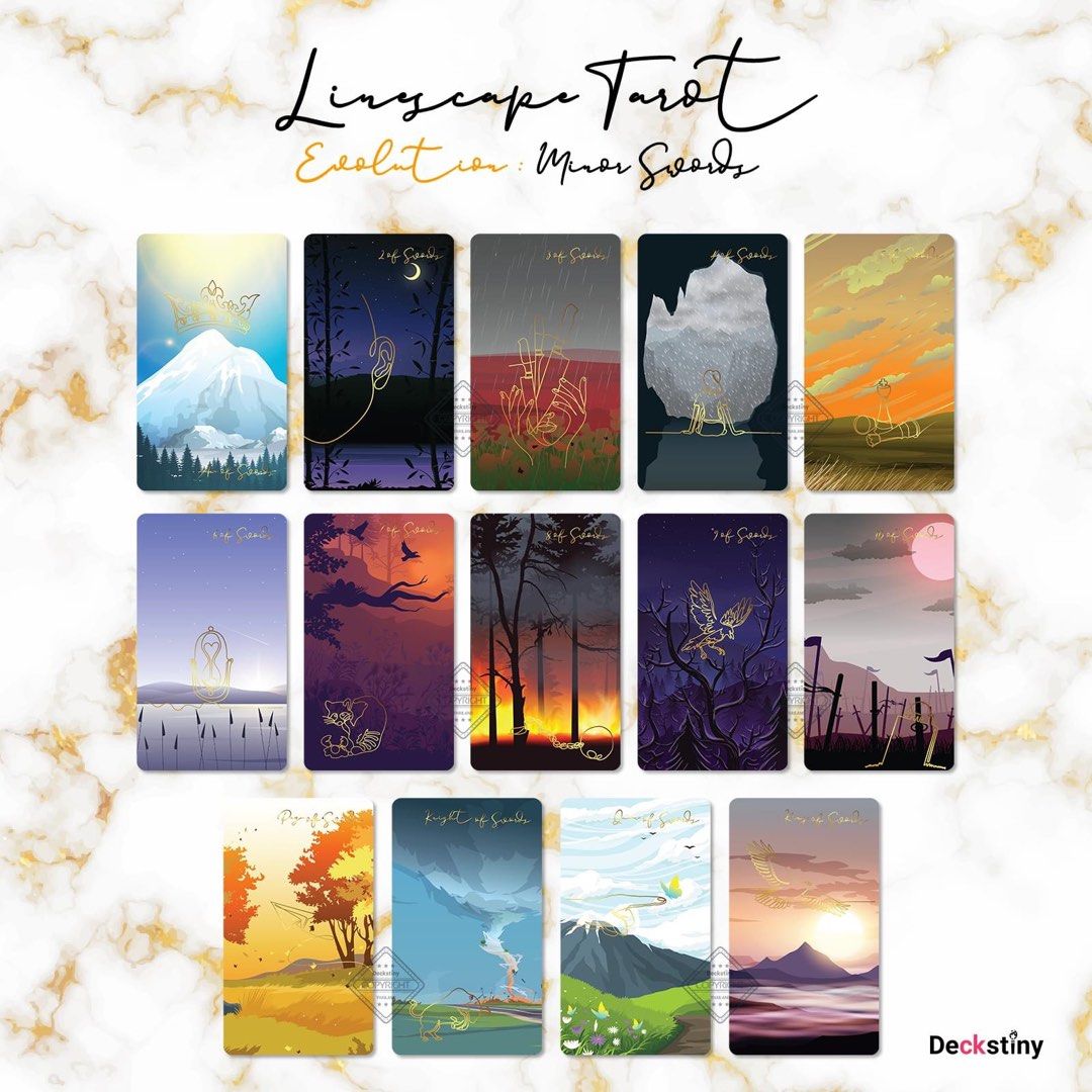 Linescape Tarot Evolution GOLD, 興趣及遊戲, 玩具 & 遊戲類 - Carousell