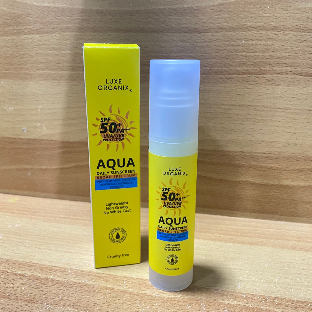 Luxe Organix SPF 50 + PA *** UVA/UVB Protection, Beauty & Personal Care, Face, Face Care on ...