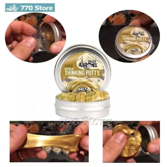[Made with REAL 24K GOLD] Crazy Aaron's Thinking Putty Limited Rare ...