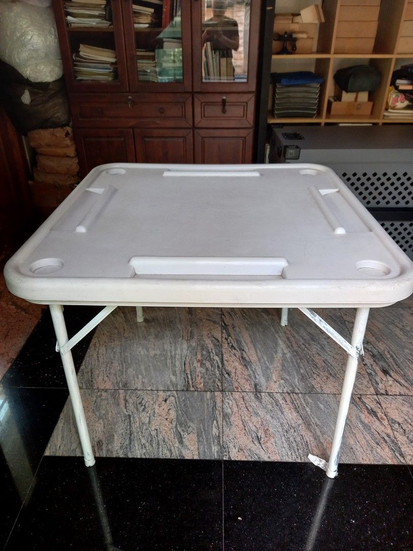 Mahjong / Cards Table, Furniture & Home Living, Furniture, Tables ...