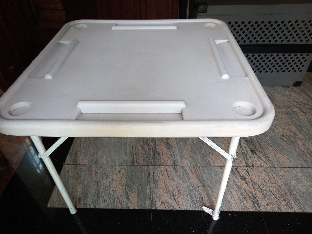 Mahjong / Cards Table, Furniture & Home Living, Furniture, Tables ...
