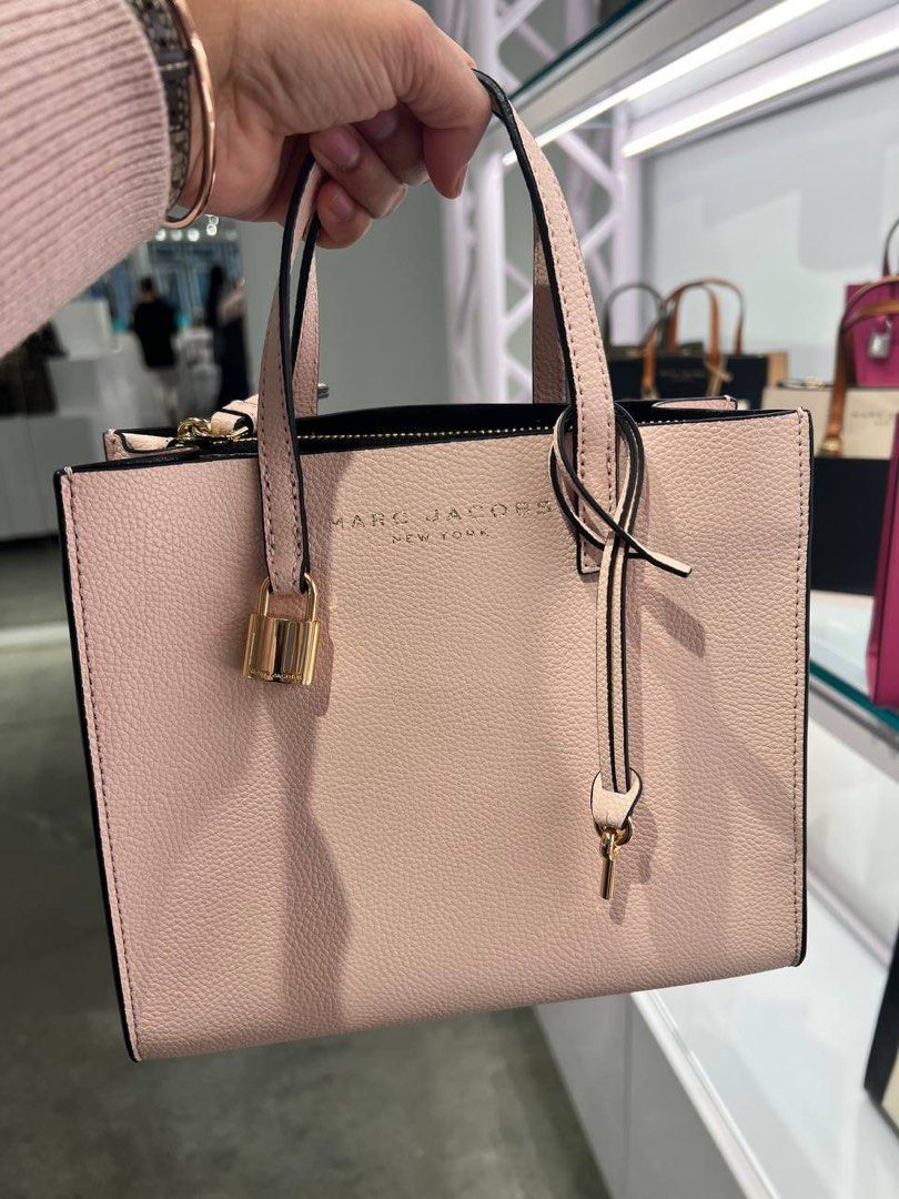 Marc Jacobs Mini Grind Crossbody in Peach Whip, Luxury, Bags & Wallets ...