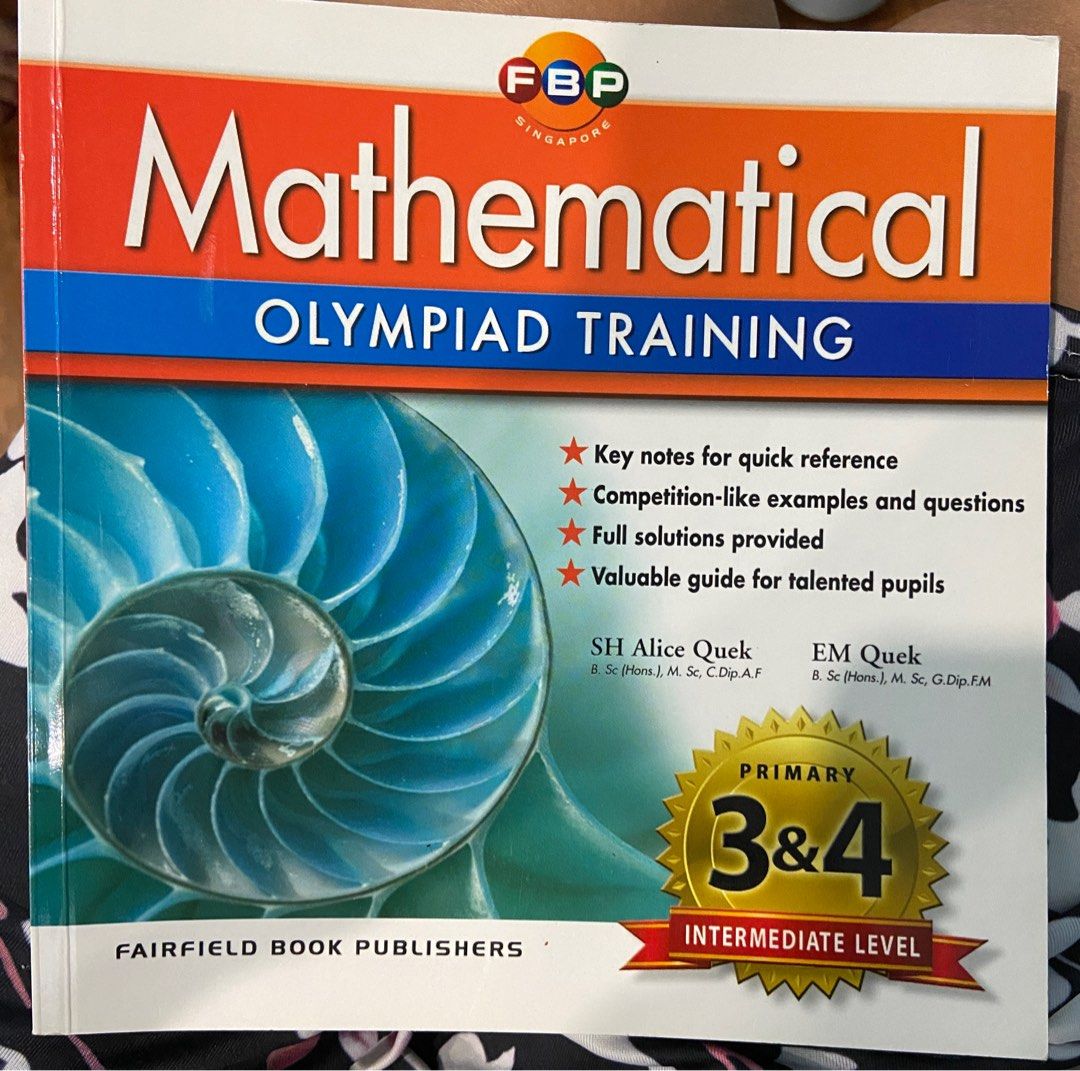 Maths Olympiad training book, Hobbies & Toys, Books & Magazines ...