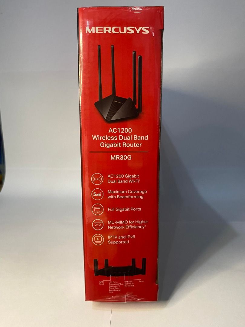 MERCUSYS MR30G AC1200 Wireless Dual Band Gigabit Router, Computers ...