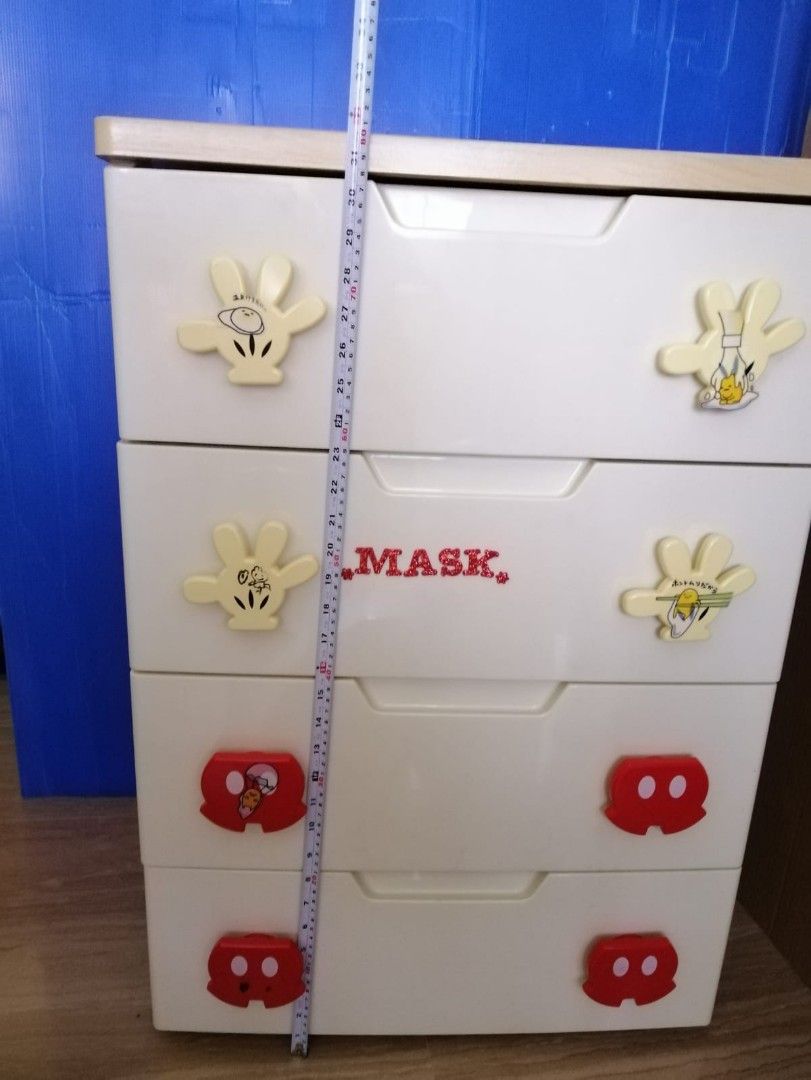 Mickey Mouse Drawers, Furniture & Home Living, Furniture, Shelves ...