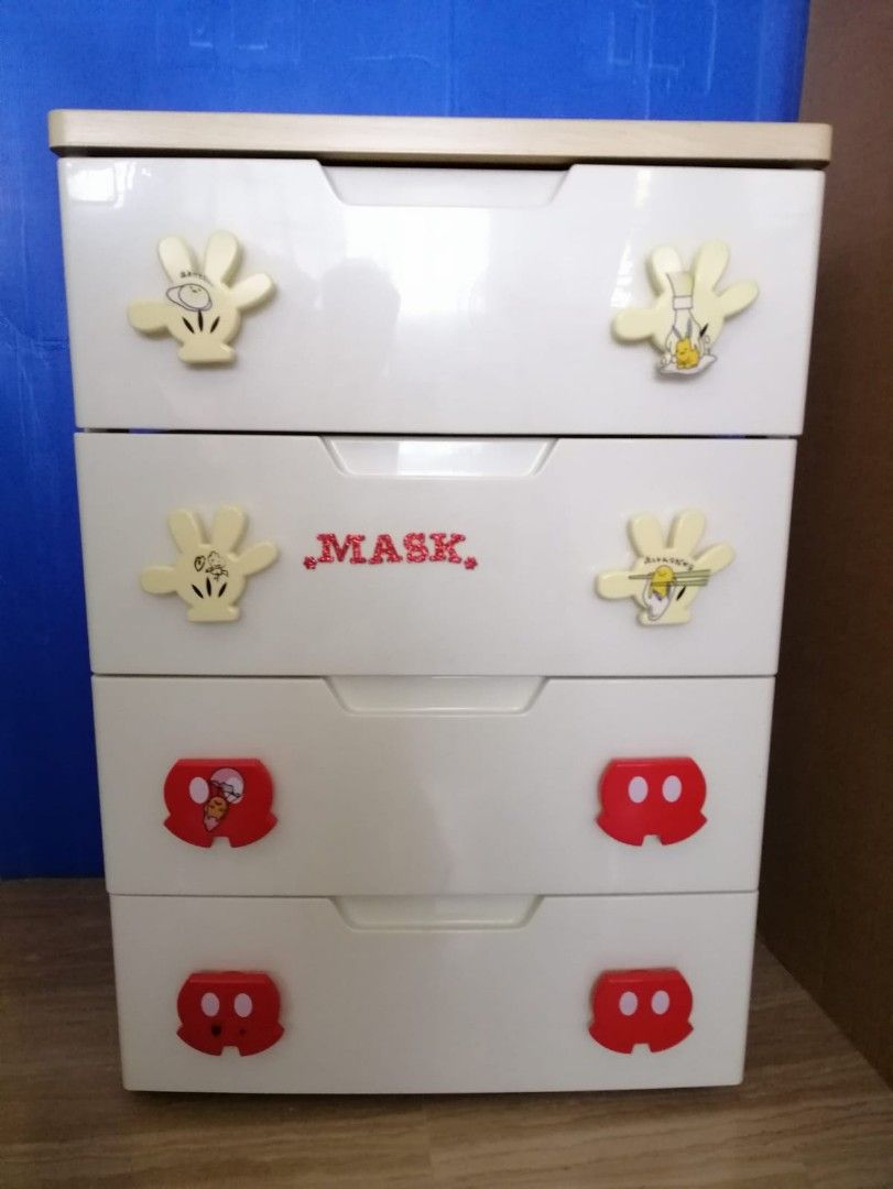 Mickey Mouse Drawers, Furniture & Home Living, Furniture, Shelves ...
