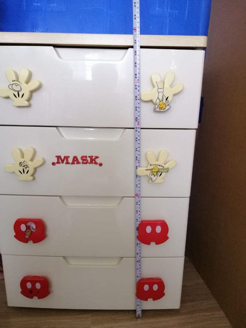 Mickey Mouse Drawers, Furniture & Home Living, Furniture, Shelves ...