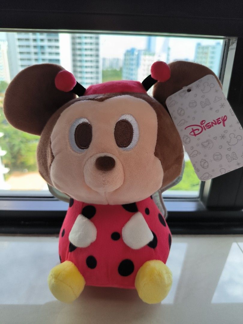 Mickey Mouse in Ladybug Plush Toy, Hobbies & Toys, Toys & Games on ...