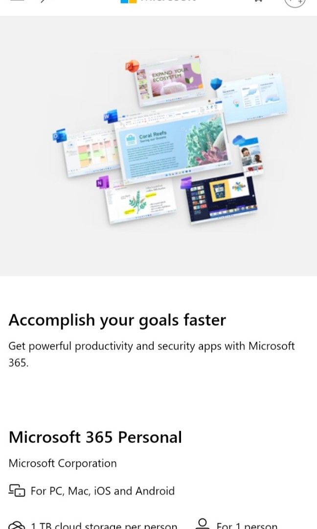 MICROSOFT OFFICE 365 PERSONAL, Computers & Tech, Office & Business Technology on Carousell