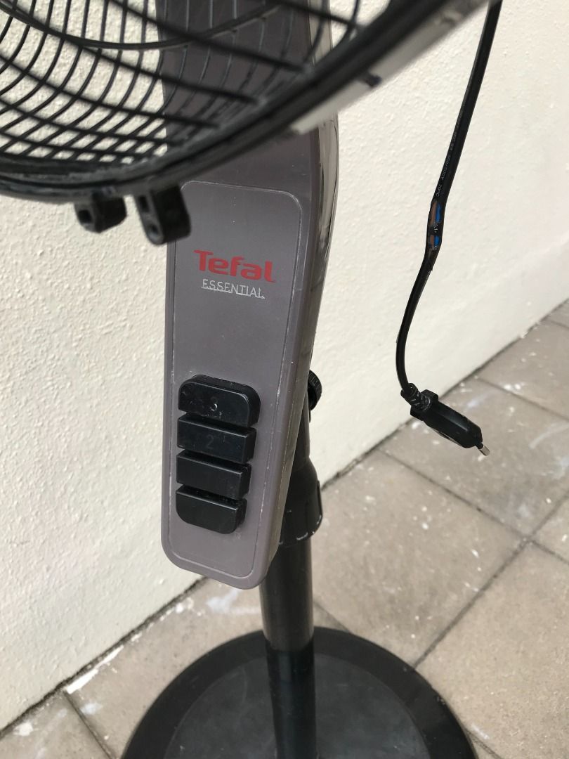 Mistral and Tefal stand fan. Mistral $26 and Tefal $23. Both are in ...