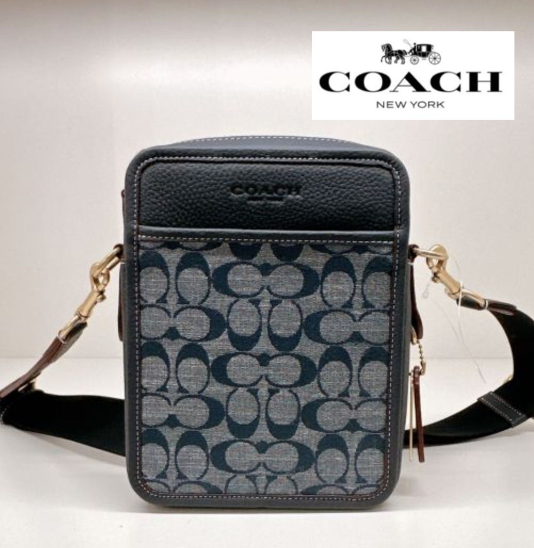 New Coach Original Sullivan Crossbody In Signature Chambray Blue ...