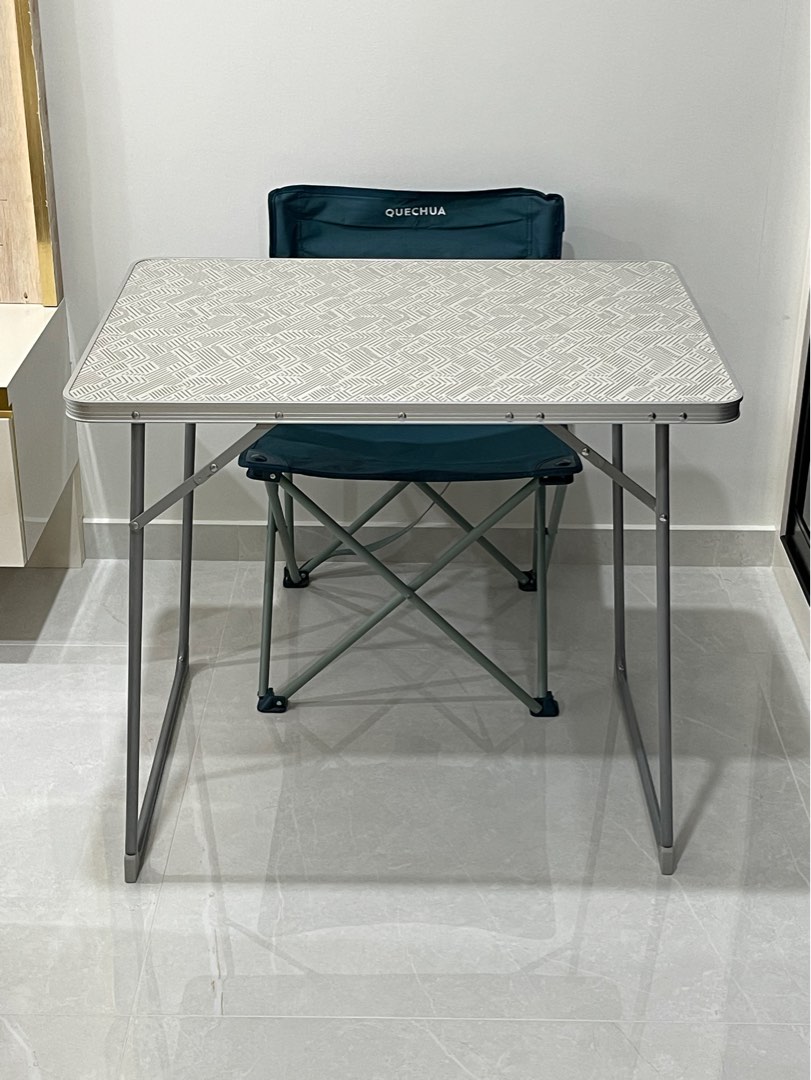 NEW DECATHLON Folding Table & Chairs, Sports Equipment, Hiking ...