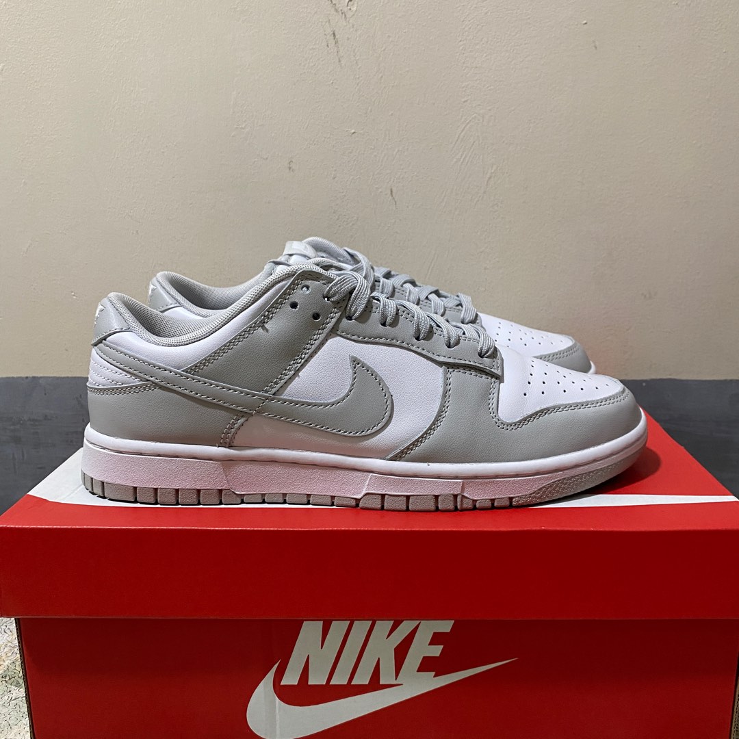 Nike Dunk Low Grey Fog, Men's Fashion, Footwear, Sneakers on Carousell