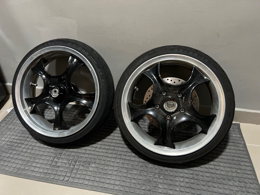 Nmax V2 Rim, Motorcycles, Motorcycle Accessories on Carousell