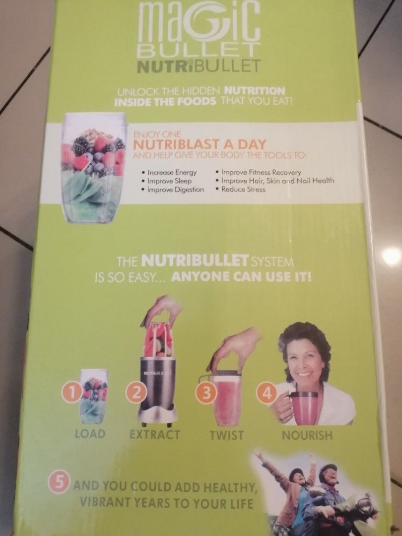 Nutri bullet magic bullet, Furniture & Home Living, Kitchenware ...