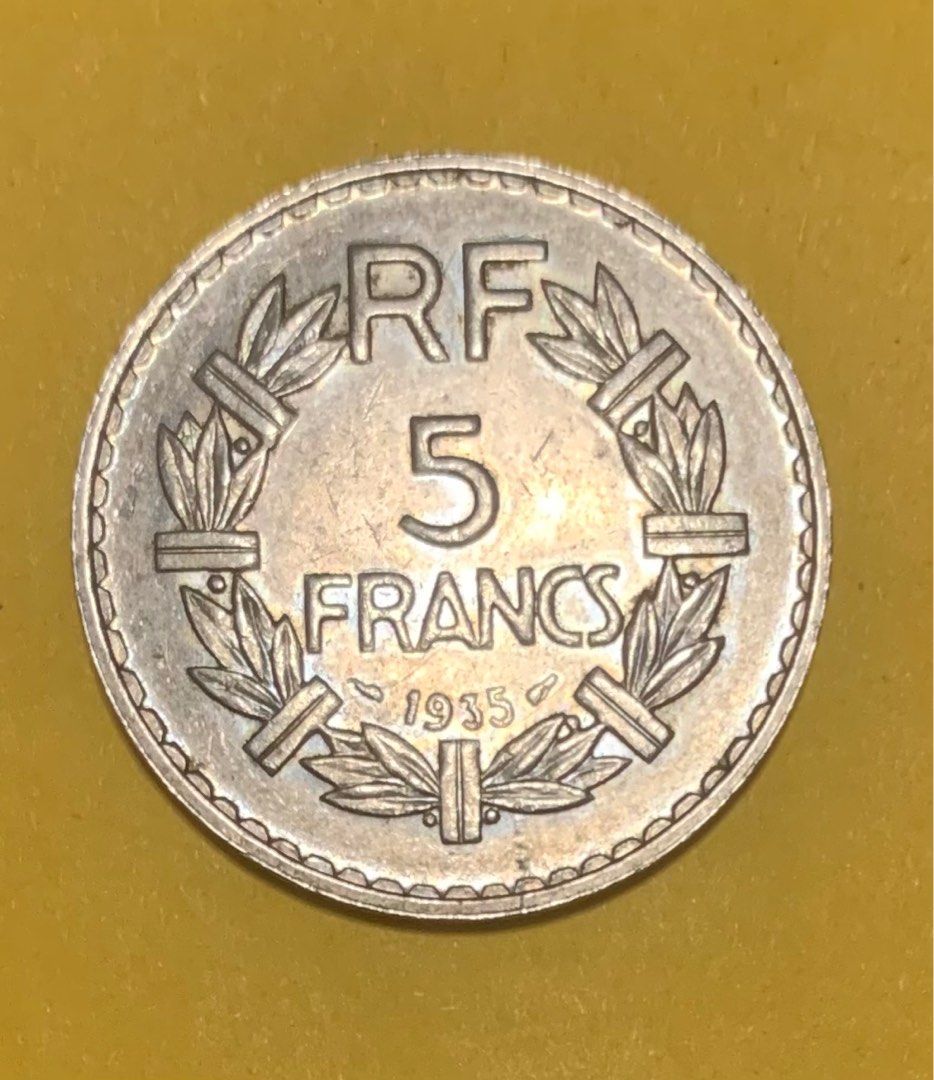 Old France 5 Franc Coin - 1953, Hobbies & Toys, Memorabilia ...