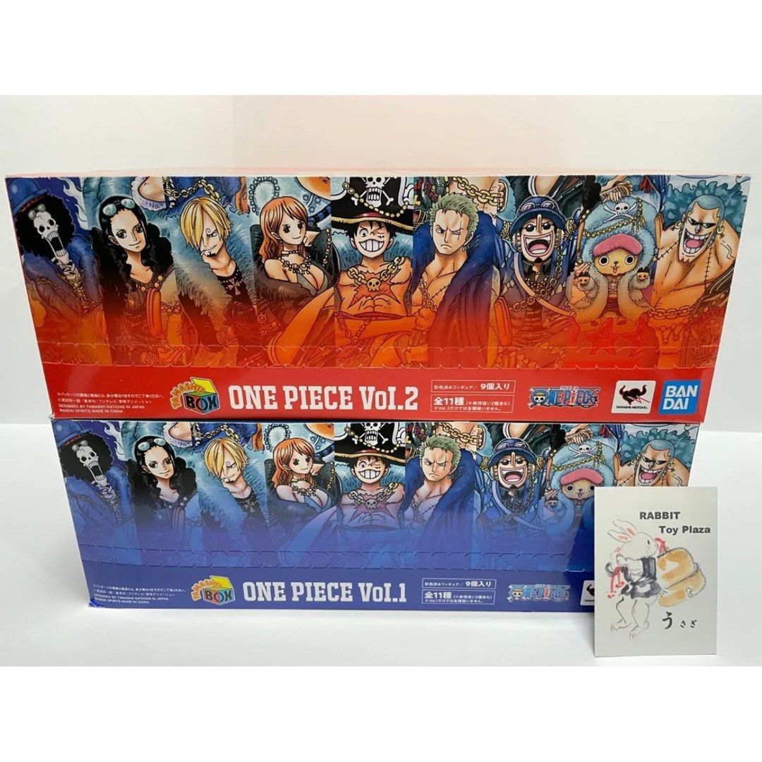 ONE PIECE Figure TAMASHII Box Vol.1 + Vol.2 BANDAI Spirits Japan ...