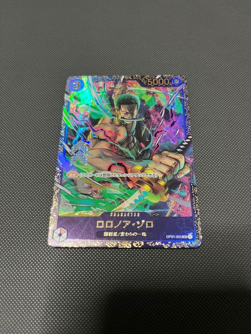 One piece tcg card game zoro flagship promo, Hobbies & Toys, Toys ...