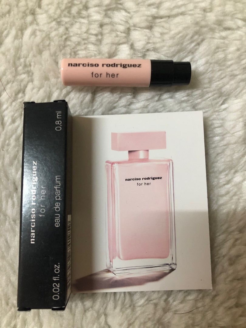 Original Narciso Rodriguez For Her Eau de Parfum 0.8ml Sample, Beauty ...