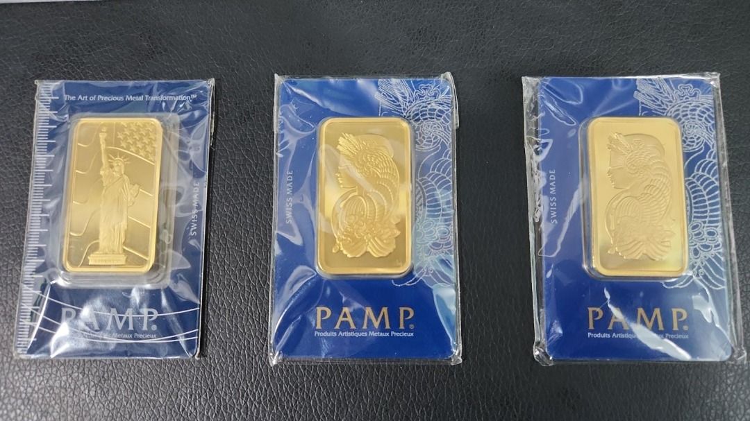 PAMP Gold Bar - 100 g, Hobbies & Toys, Memorabilia & Collectibles ...