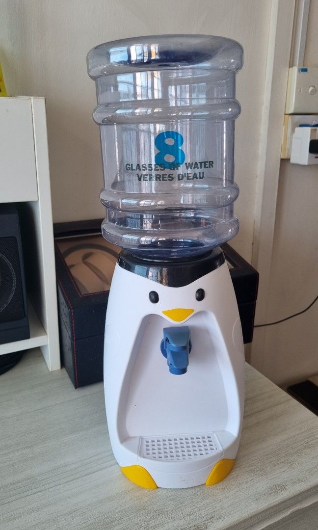 Penguin Design Mini Water Dispenser, Furniture & Home Living, Bathroom ...